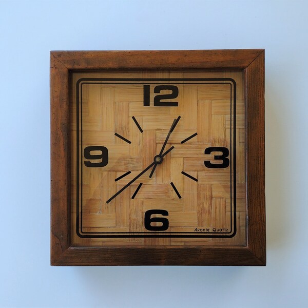 Square Wall Clock - Etsy