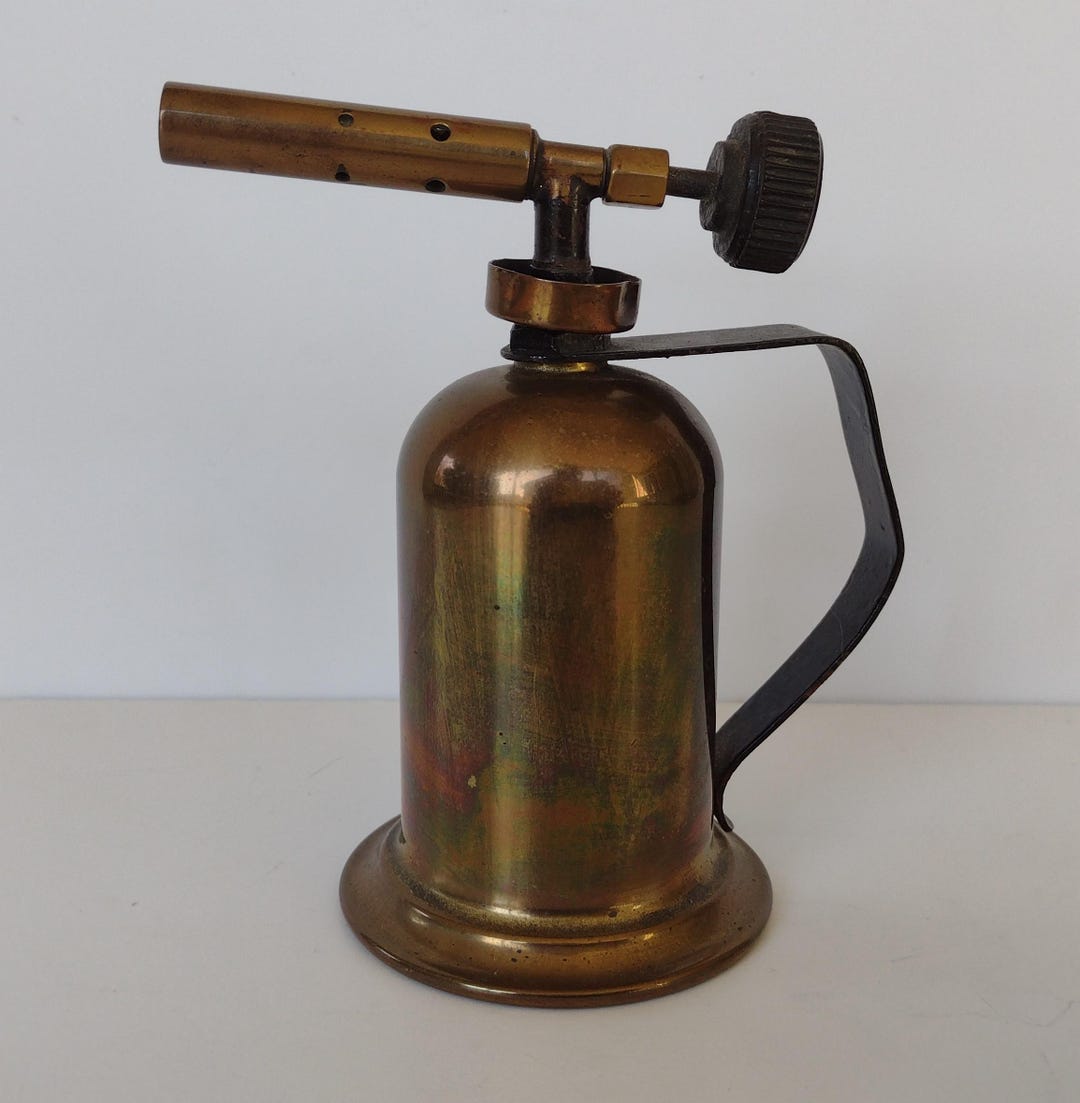 Small Antique Brass Blow Torch - the Lenk Mfg. Co. - Etsy