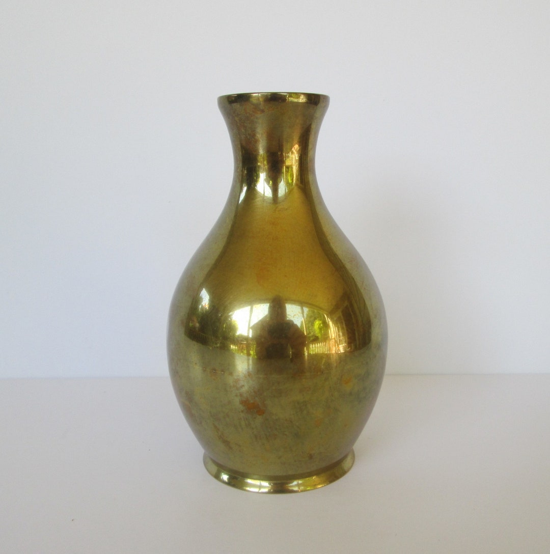 Simply Lovely Solid Brass Vase - Etsy