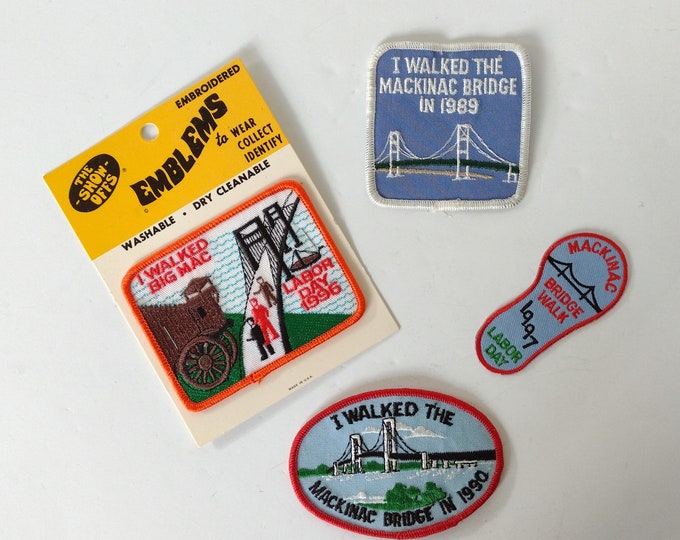 I Walked the Mackinac Bridge Patch Collection - Etsy