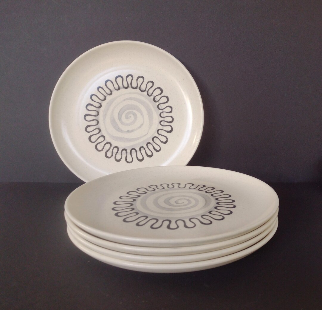 1950's Metlox Poppytrail AZTEC Dinner Plate - Rare Mid Century Modern ...
