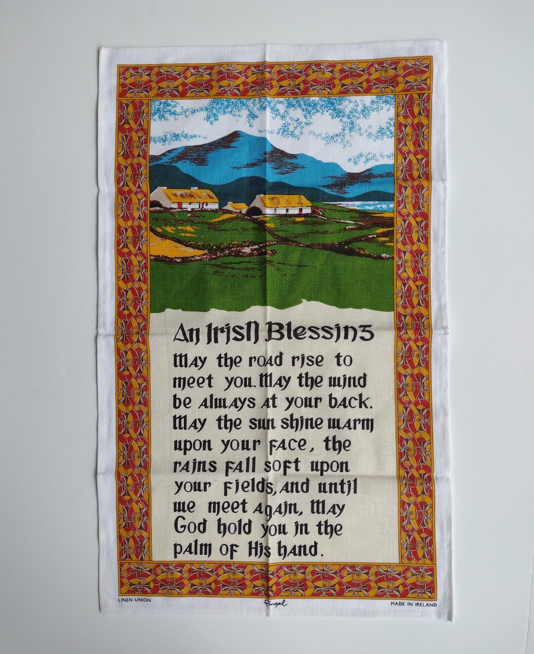 An Irish Blessing - Linen Tea Towel - Etsy