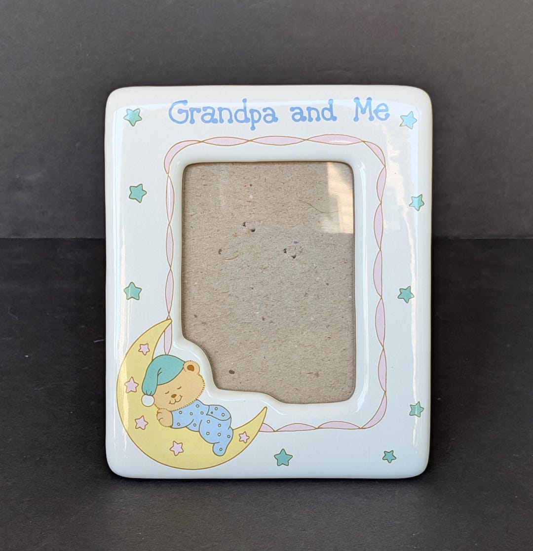 Sweet Grandpa and Me Picture Frame - for a 4" X 3" Photo - Etsy