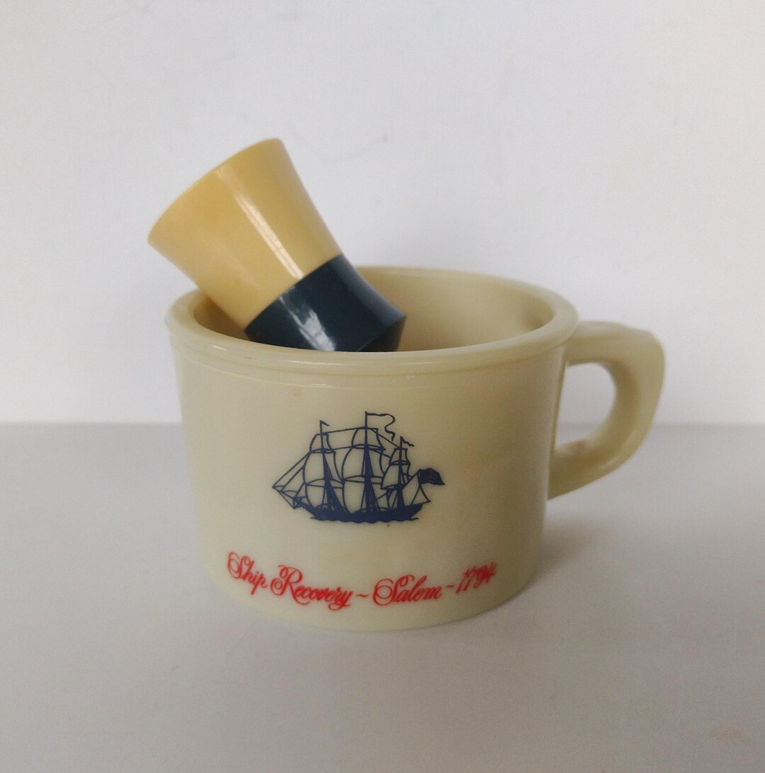 Old Spice Shaving Mug With Brush - Etsy