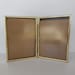 Brass Finish Double 5 X 7 Hinged Picture Frame Set - Etsy