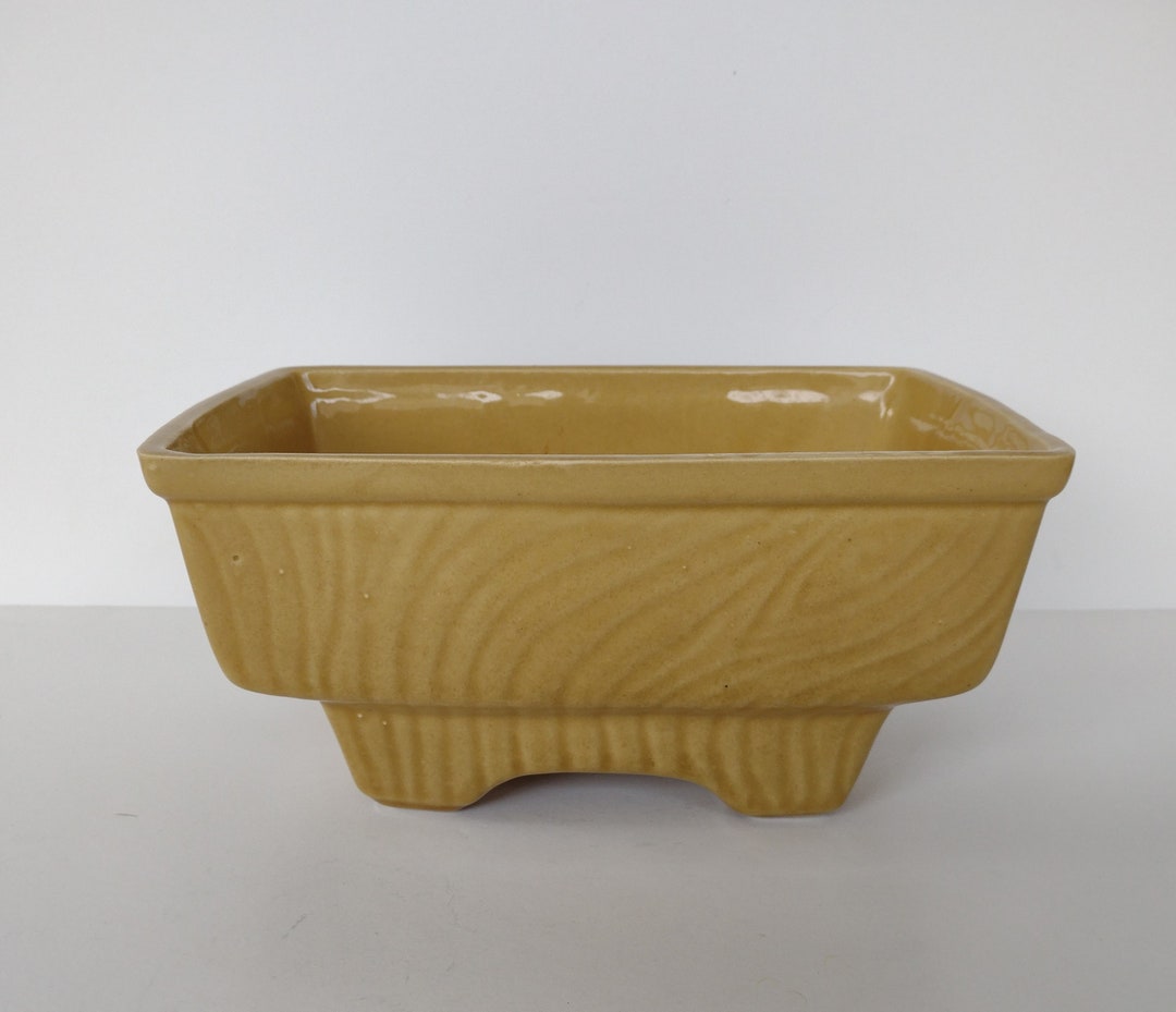 Lovely Gold Cookson Pottery Planter - Marked - Etsy