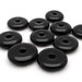 15mm Black Onyx Disk Donuts - Stone Doughnut - for DYI Crafts and ...