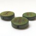 15mm - Green Flat Round Coin Wood Beads - Custom Engraved - Etsy