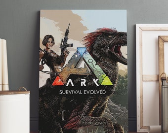 ARK Survival Ascended Game Info, Video Game Art, Gaming Poster Print ...