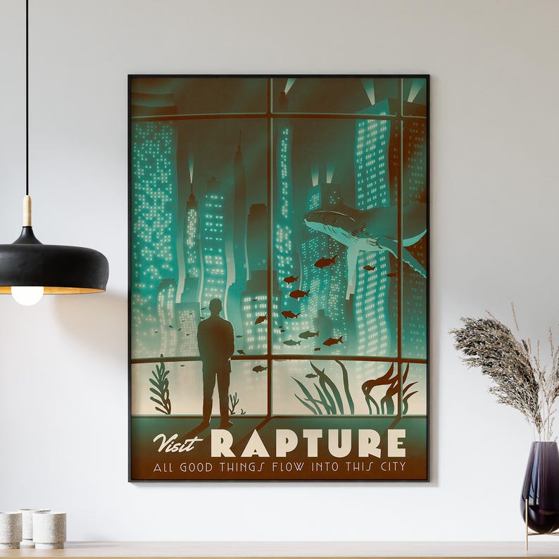 Bioshock Rapture Poster - Game Print - Etsy