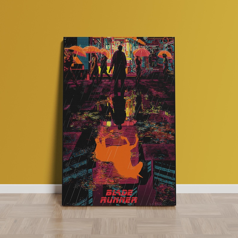 Blade Runner Poster | Rolled Canvas Print | Movie Print - Etsy