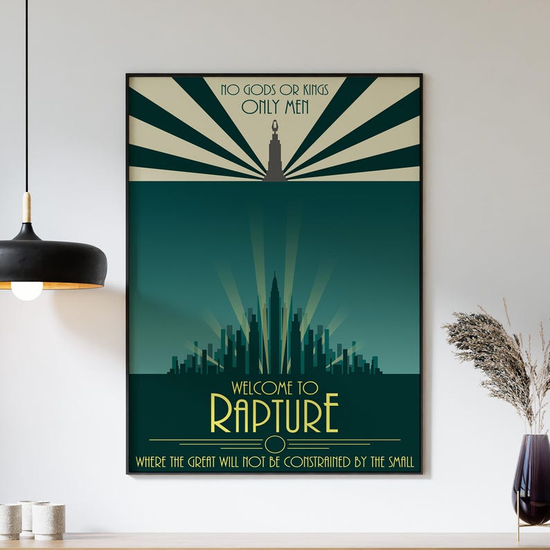 Bioshock Rapture Poster - Game Print - Etsy