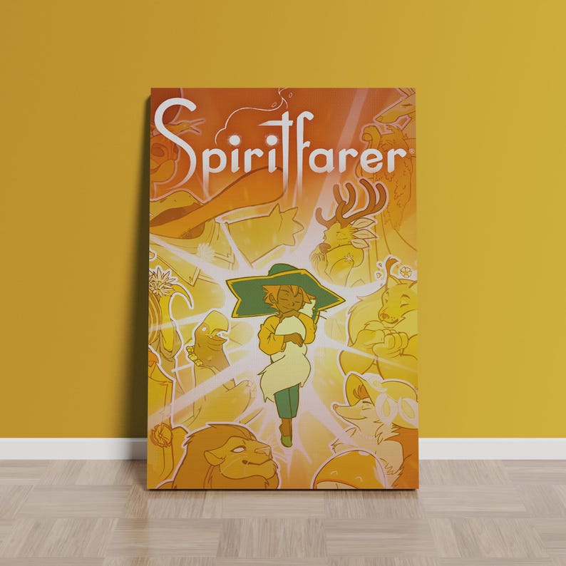 Spiritfarer Poster | Rolled Canvas Print | Game Print - Etsy
