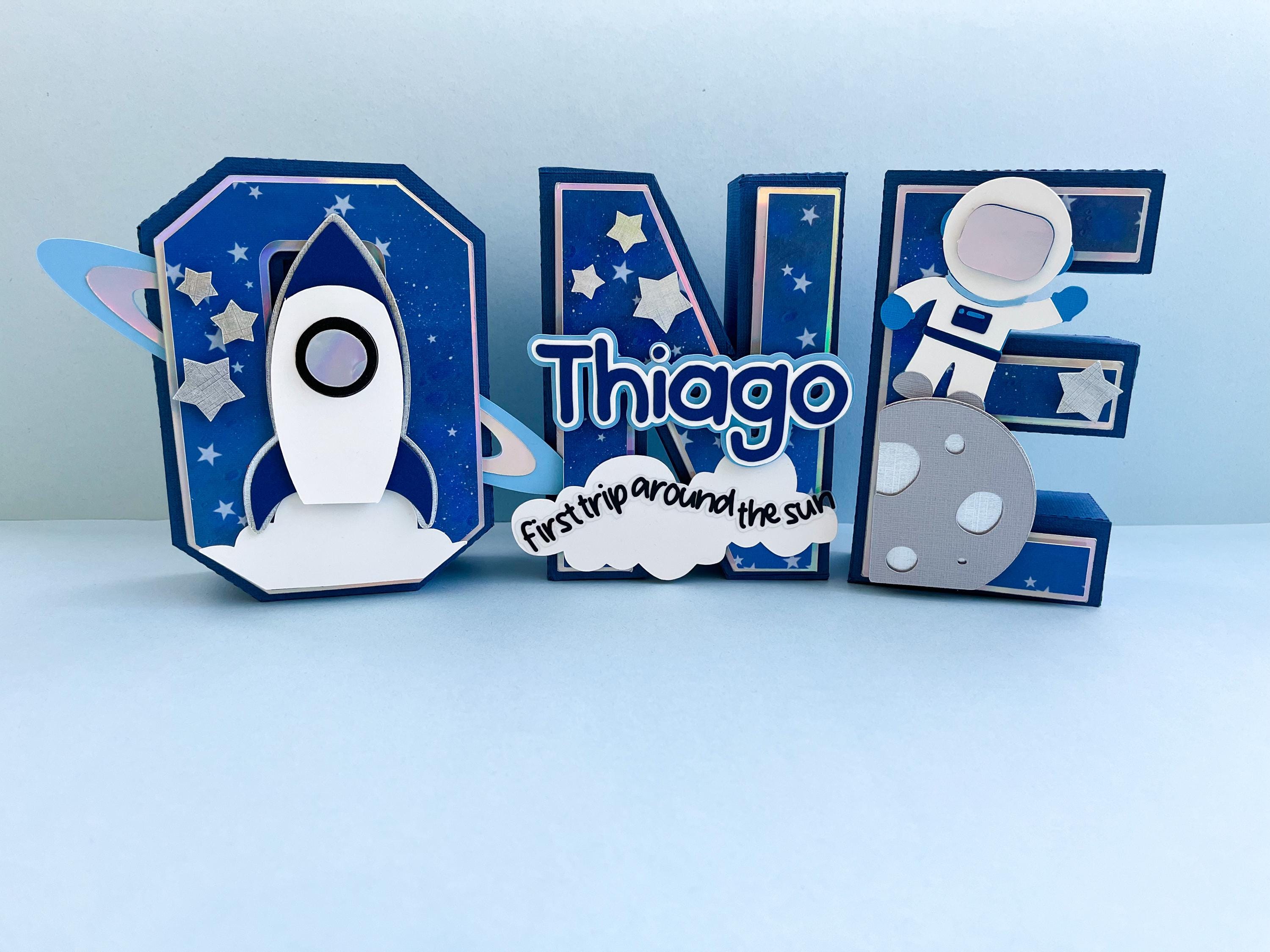 Space 3D Letters / Astronaut Birthday Party - Etsy