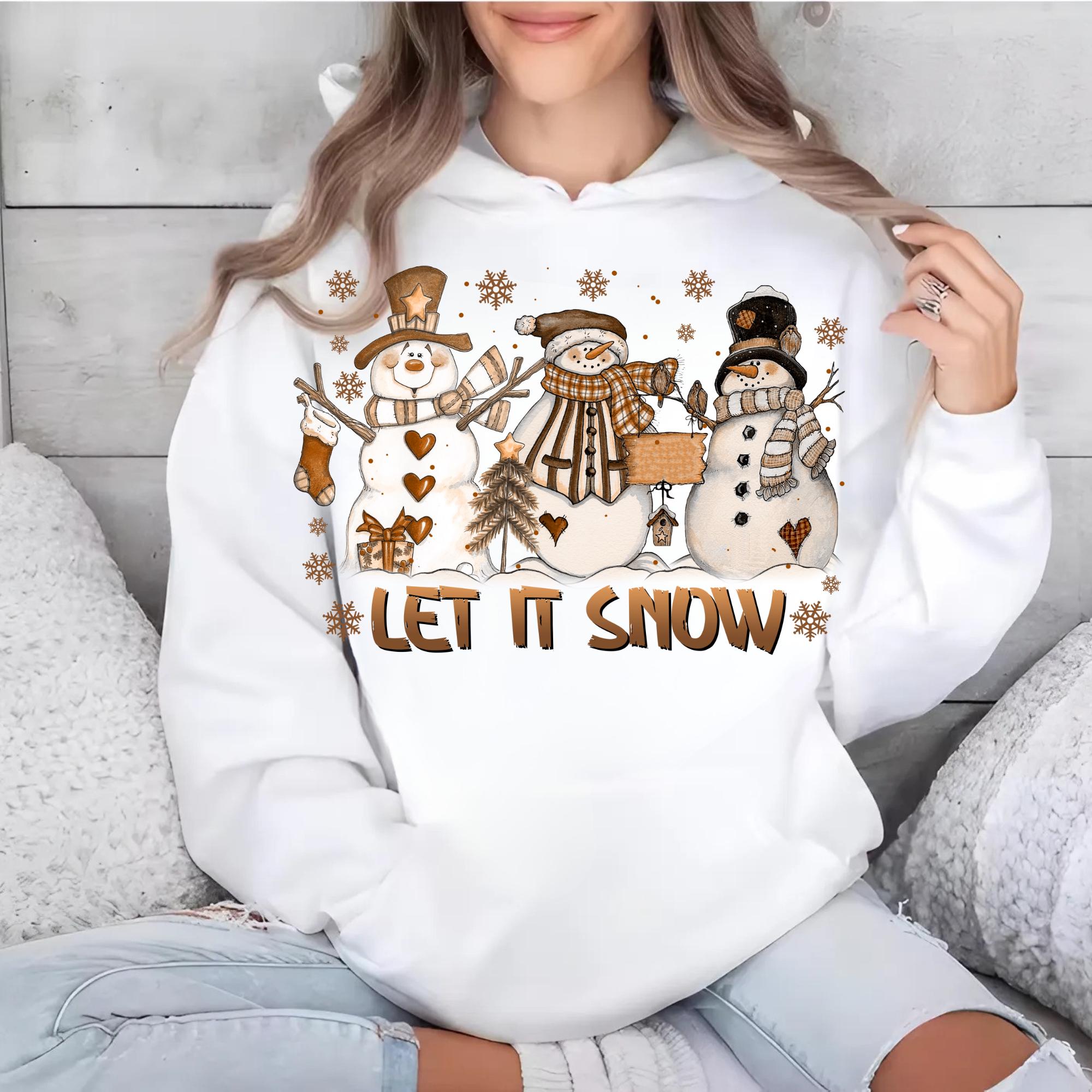 Let It Snow Snowmen PNG - Etsy