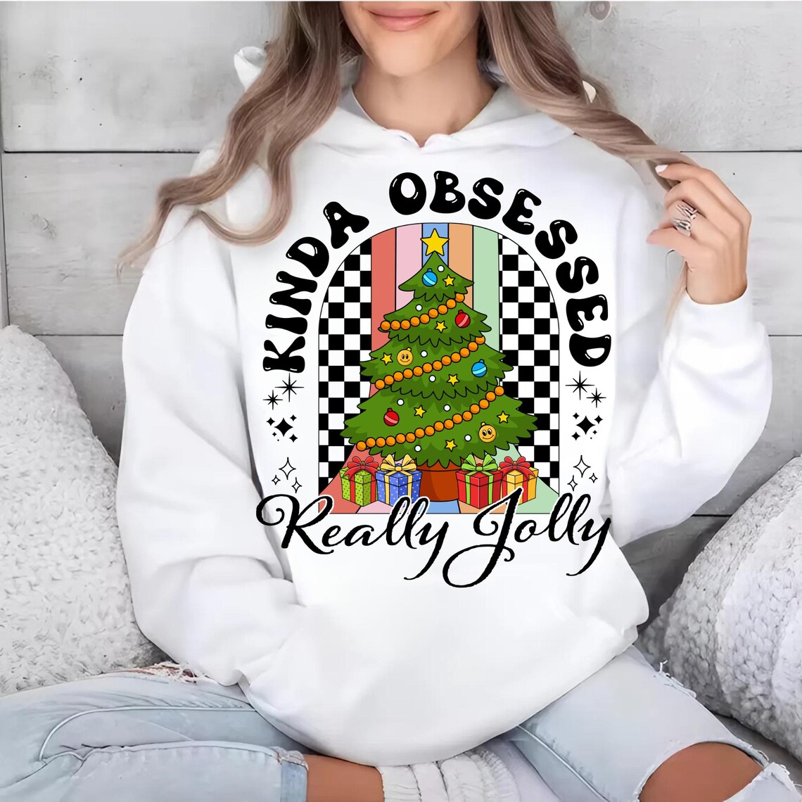 Retro Christmas Tree PNG Sublimation Design Holiday Vibes - Etsy