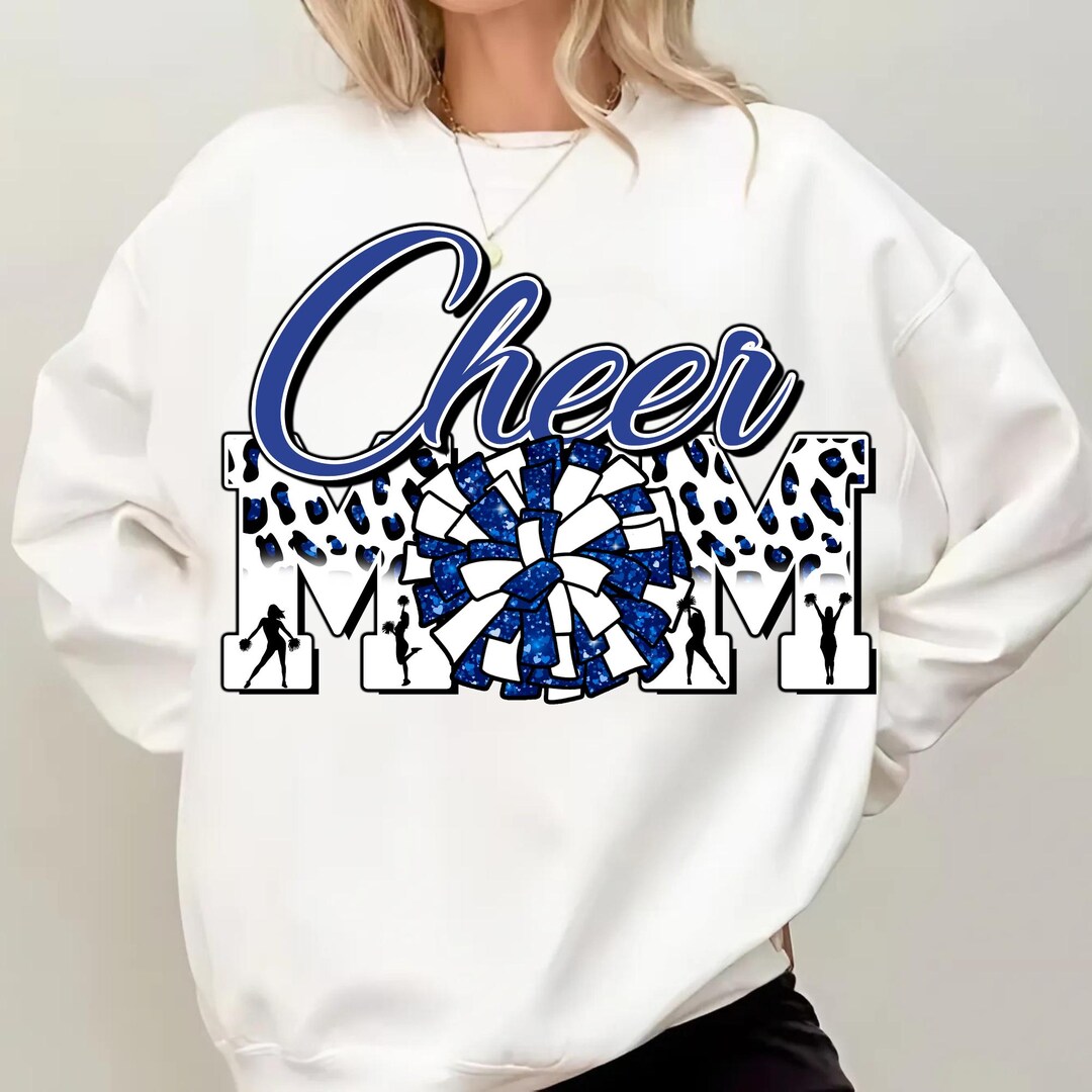 Cheer Mom PNG | Cheerleader Clipart | Retro Cheerleading Digital Design ...
