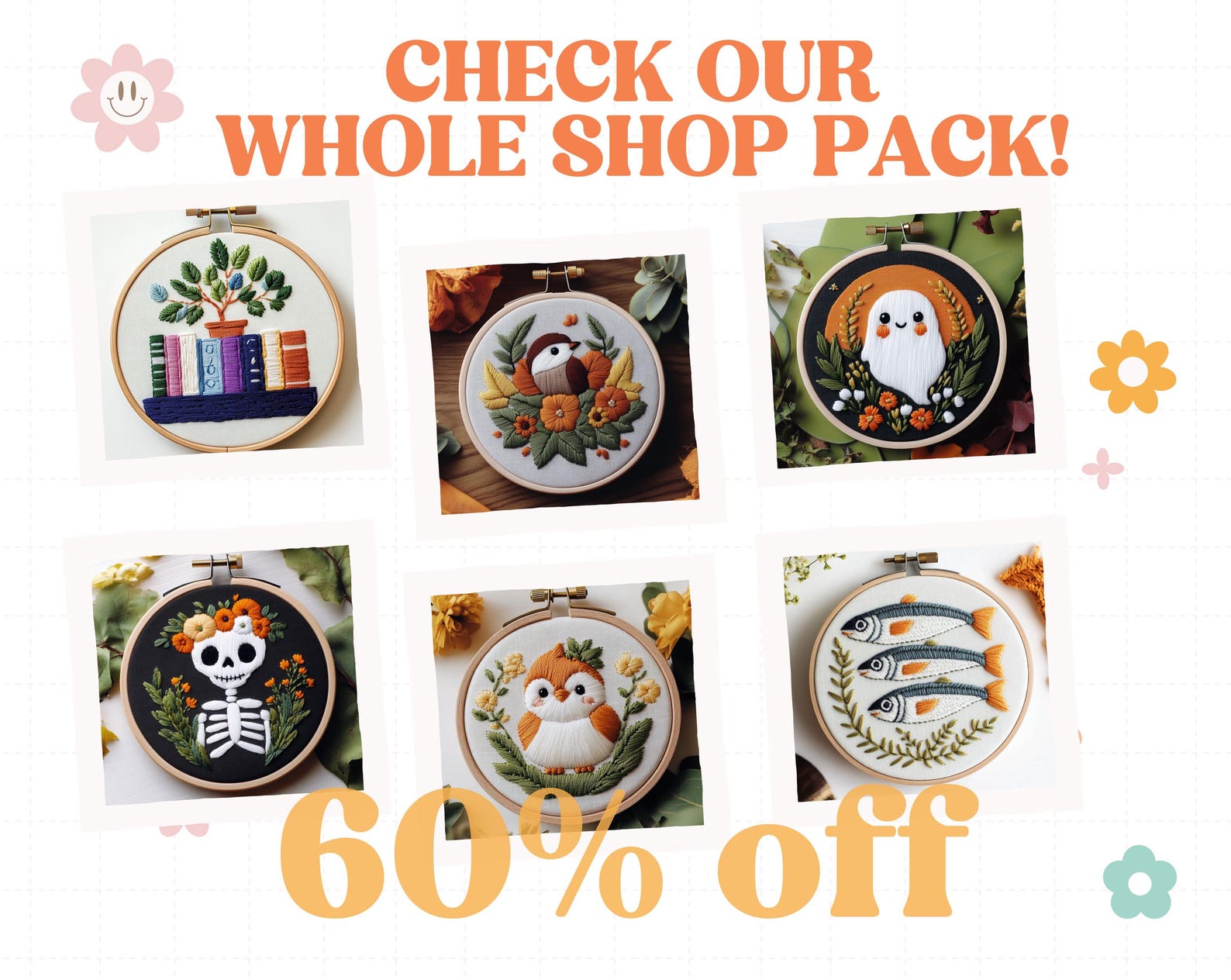 Floral Turtle Embroidery Pattern Download, Floral Turtle Needlepoint ...