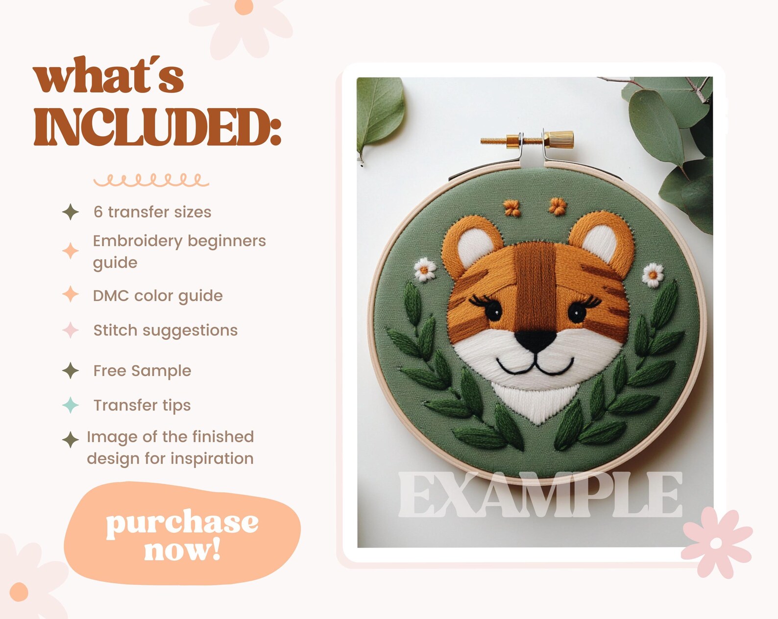 Floral Turtle Embroidery Pattern Download, Floral Turtle Needlepoint ...