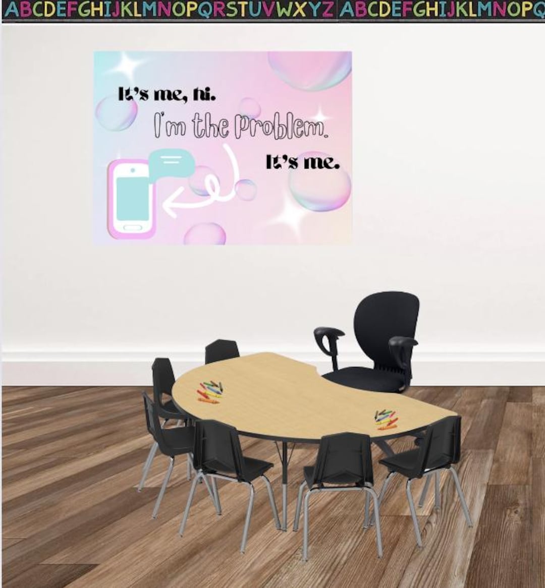 Taylor Swift Cell Phone Poster for Classroom - Etsy