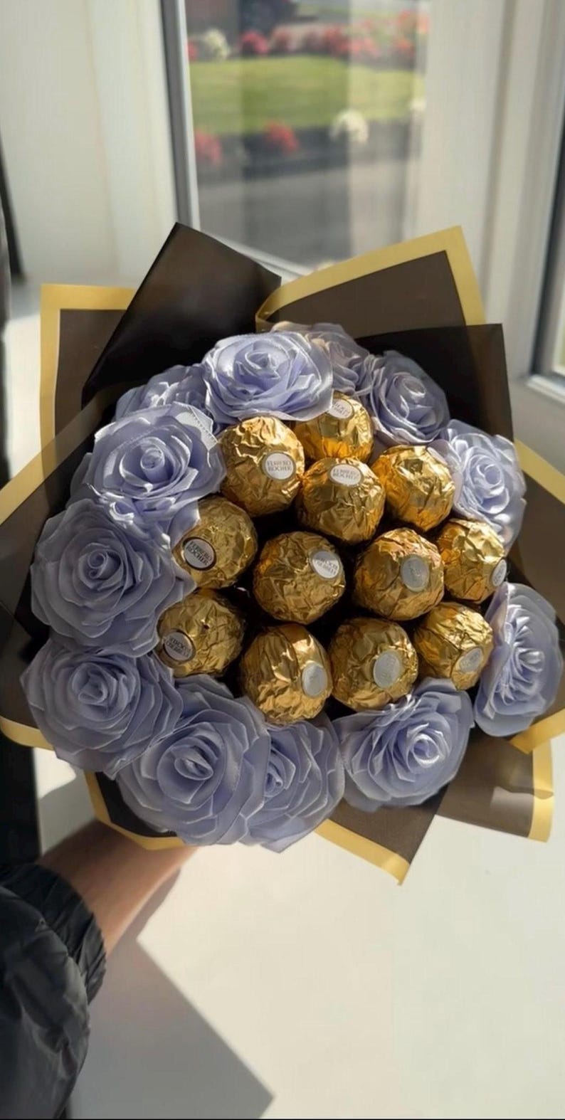 Eternal Rose Bouquet Ribbon Roses Flower Bouquet Flower Bouquet ...