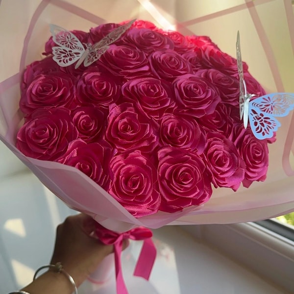 Ramo de rosas eternas - Etsy México