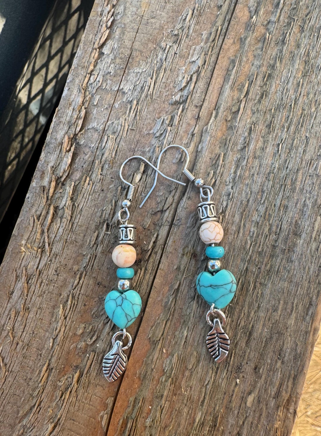 Western Earrings Dangle Turquoise Blue Earrings Rodeo Cowgirl Wedding ...