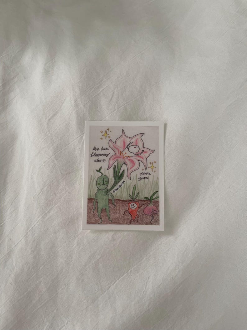 Mitski "pink in the Night" Sticker - Etsy