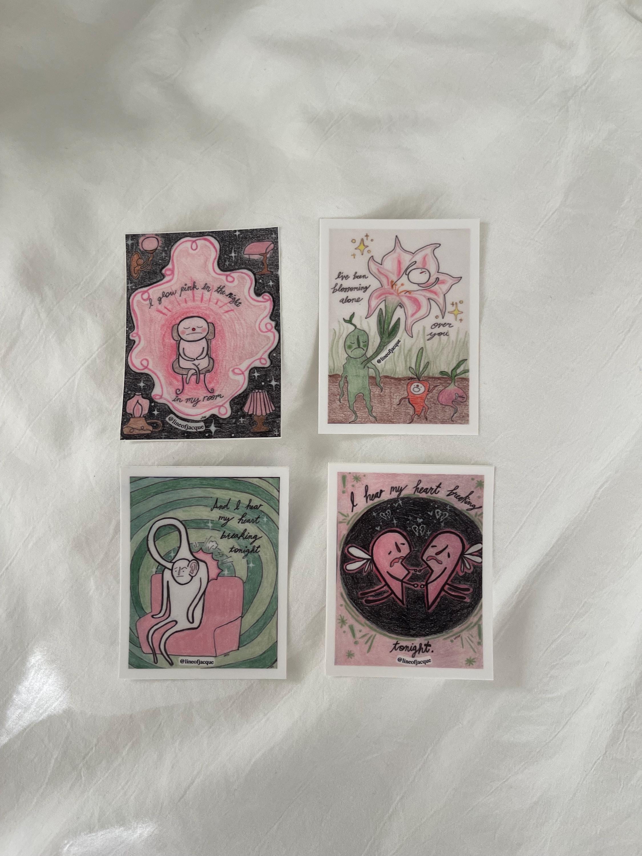 Mitski "pink in the Night" Sticker - Etsy