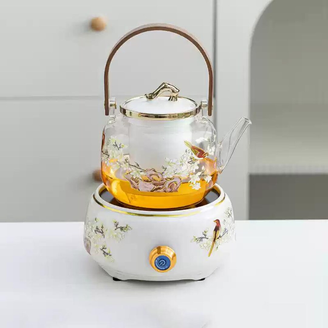 Glass Teapot, Electric Ceramic Stove Teapot, Teapot With Infuser, Glass ...