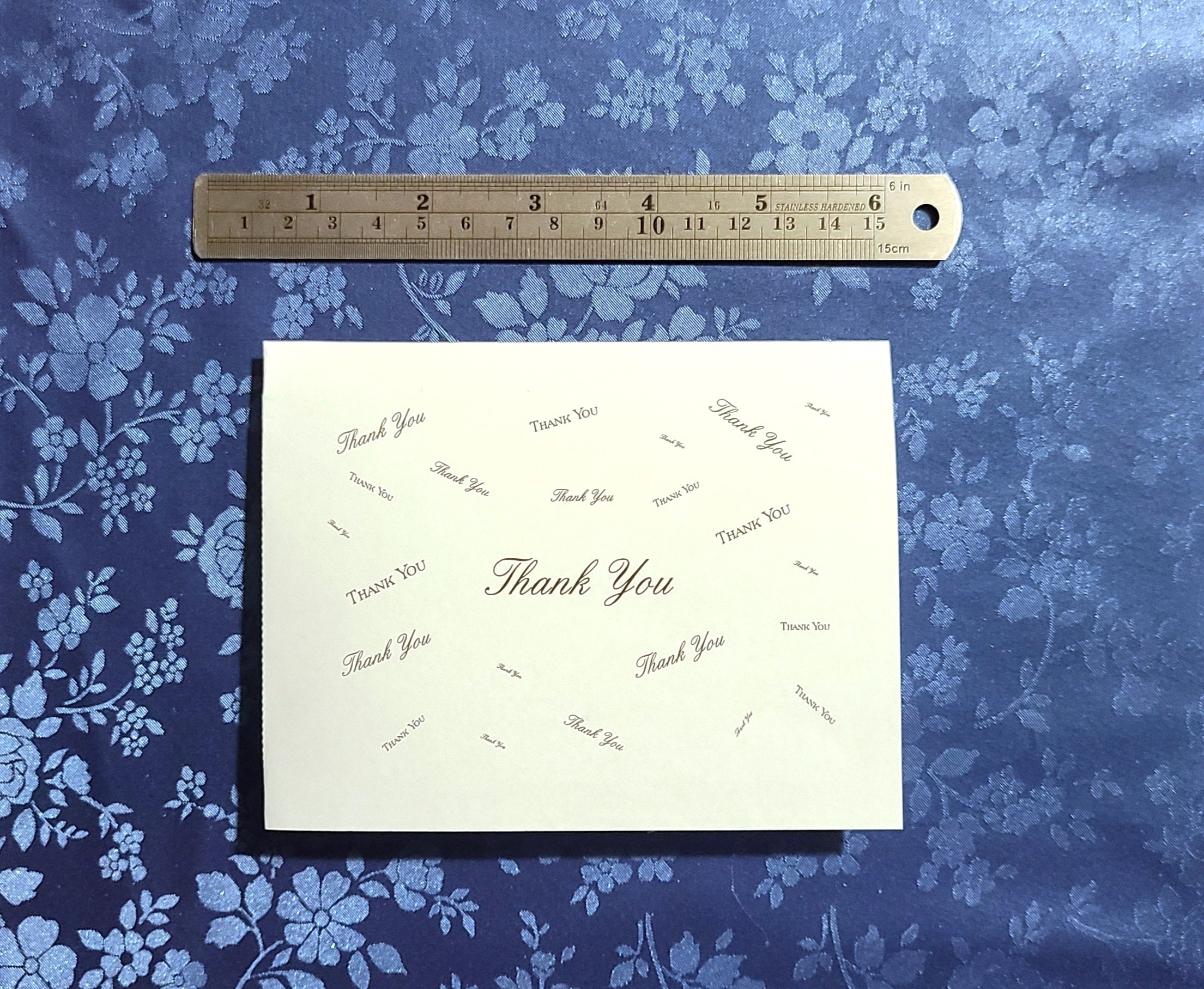 Thank You Card Many Thanks Design Minimalist Card PDF and PNG Digital ...