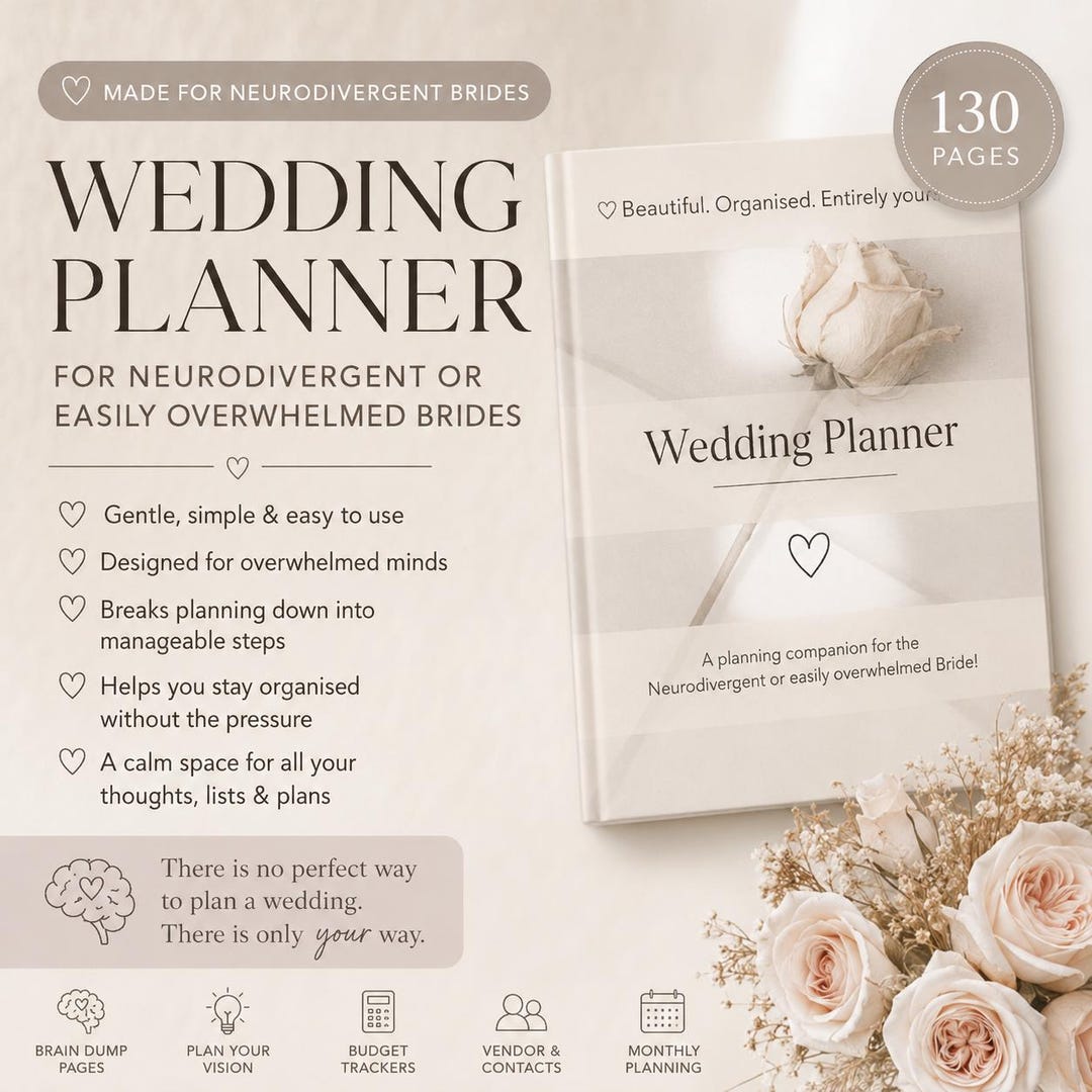 Editable Wedding Planner Canva Template | Instant Download Printable ...