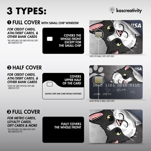 CATS Card Skin Stickers by Kascreativity - Etsy