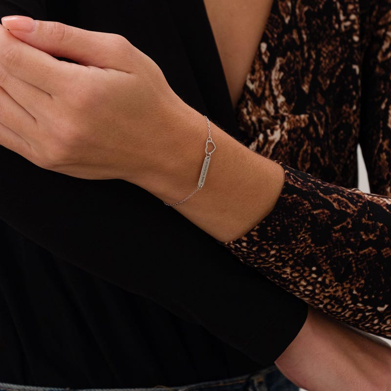 Bracelet With Text - Etsy