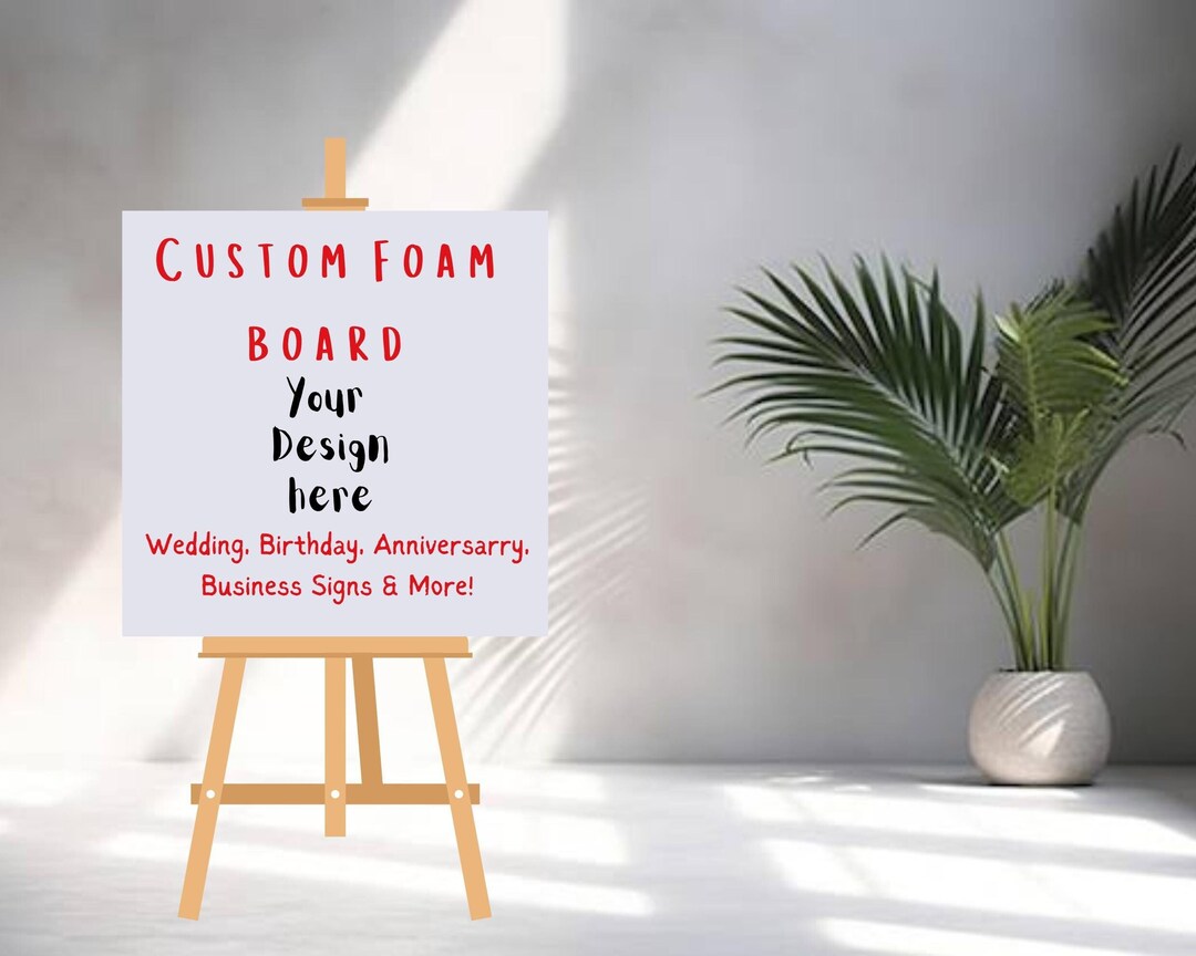 Custom Foam Board Printing Custom Sign Printing Service Event Board ...