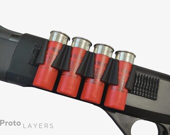 20 Gauge 4 Shell Universal Tactical Side Shell Holder for Benelli ...
