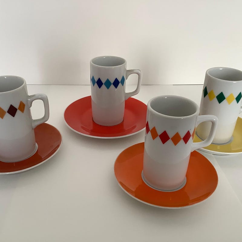 Modern Espresso Cups - Etsy