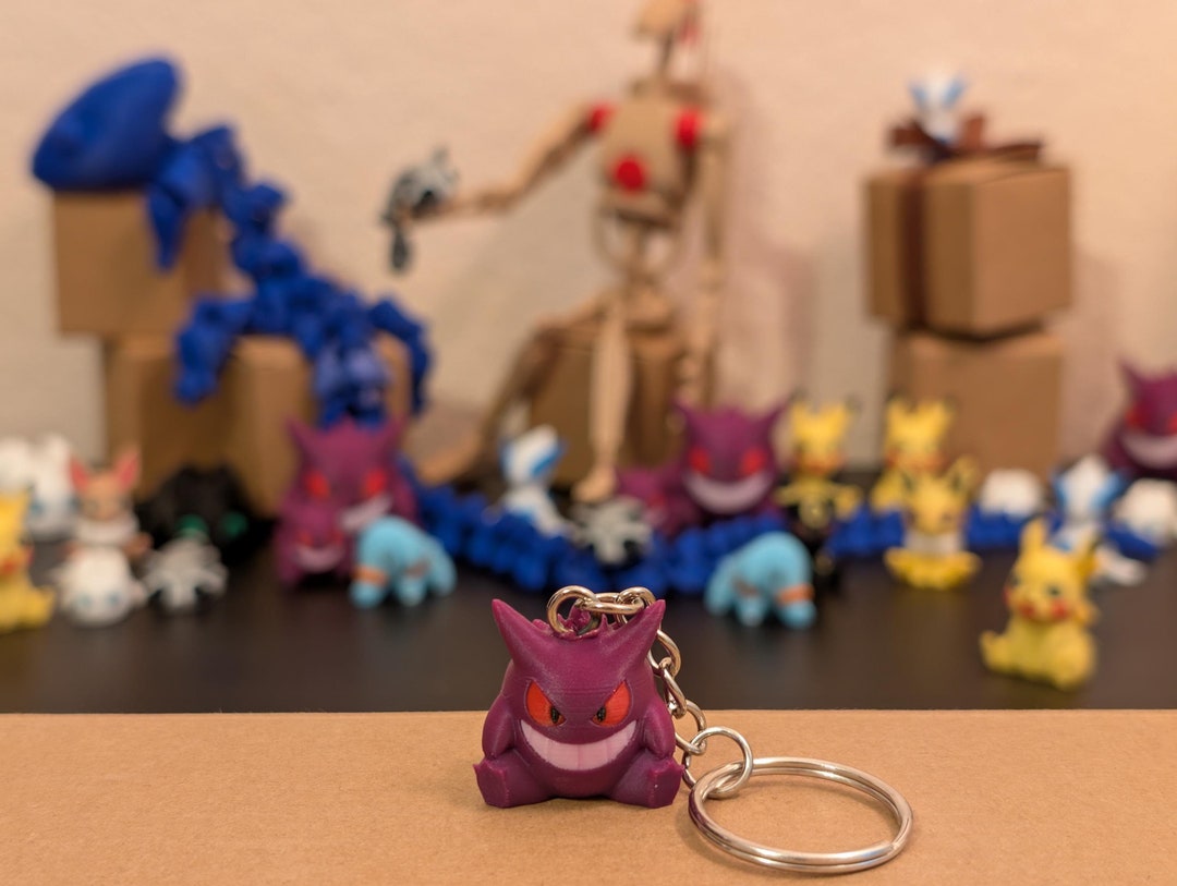 Pokemon Keychain: Gengar - Etsy