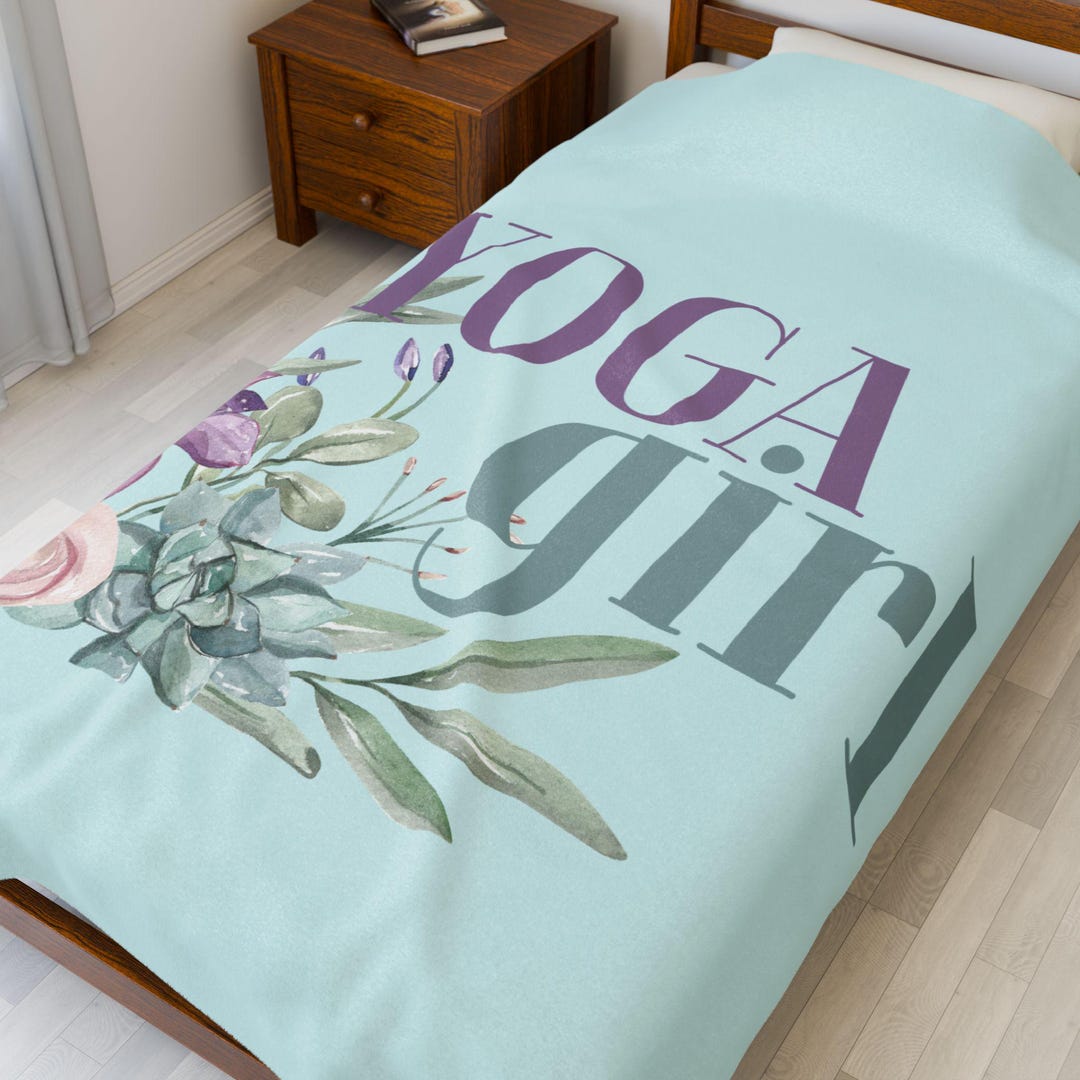 Luxurious Pastel Yoga Blanket: Plush Comfort for Meditation, Relaxation ...