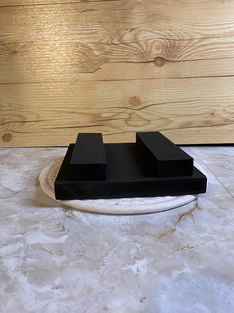 Square Black Riser 6.5x6.5x1.5 Inch Riser Country Black Riser Farmhouse ...