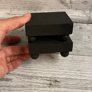 Mini Wood Risers Sets Black Mini Risers Tier Tray Risers for Tiered ...