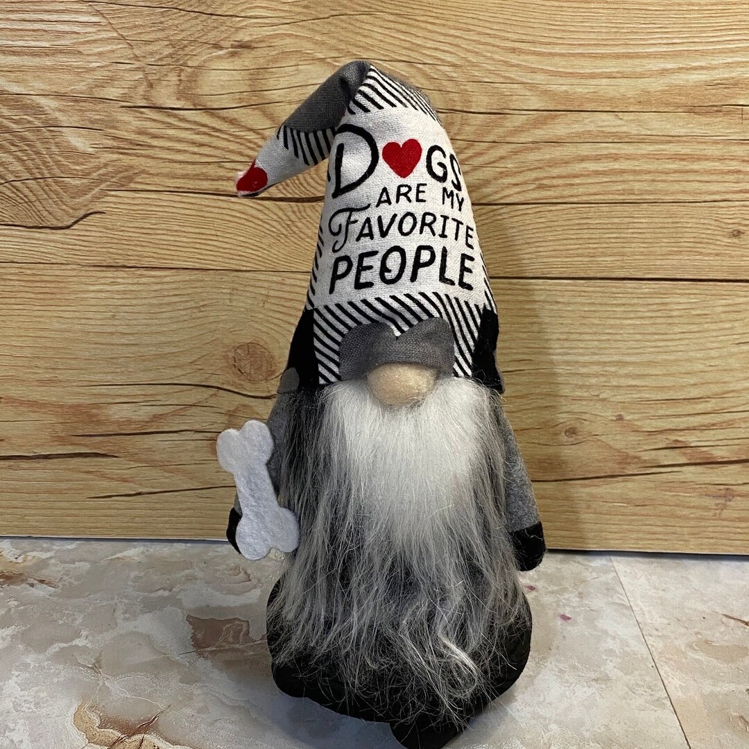 Dog Themed Gnome Dog Lover Gift I Love Dog Gift Gnome for Dog Tier Tray ...