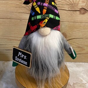 Personalized Teacher Gnome Teacher Appreciation Gift School Gnome ...