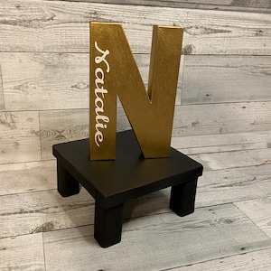 Tall Black Riser Square Riser With Tall Legs Pedestal Wood Pedestal ...