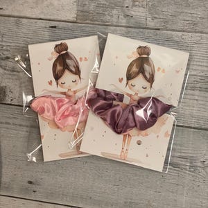 Ballerina Scrunchie Card Holder Girl Dancer Scrunchie Holder Little ...