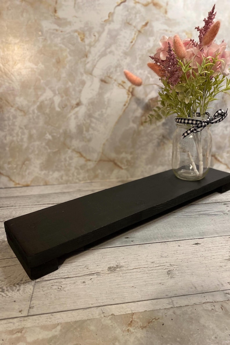 Rectangular Long Riser Table Display Wood Riser Kitchen Counter ...