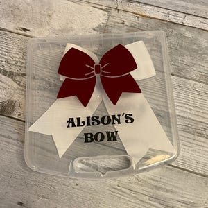 Cheerleader Bow Box for Cheer Competition Bow Holder for Cheer Practice ...