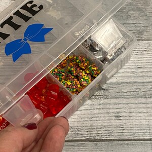 Snackle Box Cheer Bow Travel on the Go Snack Box Personalized Snackle ...