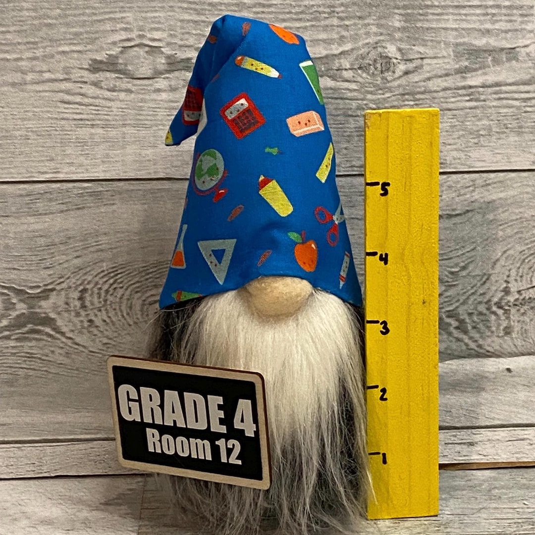 Personalized Teacher Gnome Teacher Appreciation Gift School Gnome ...