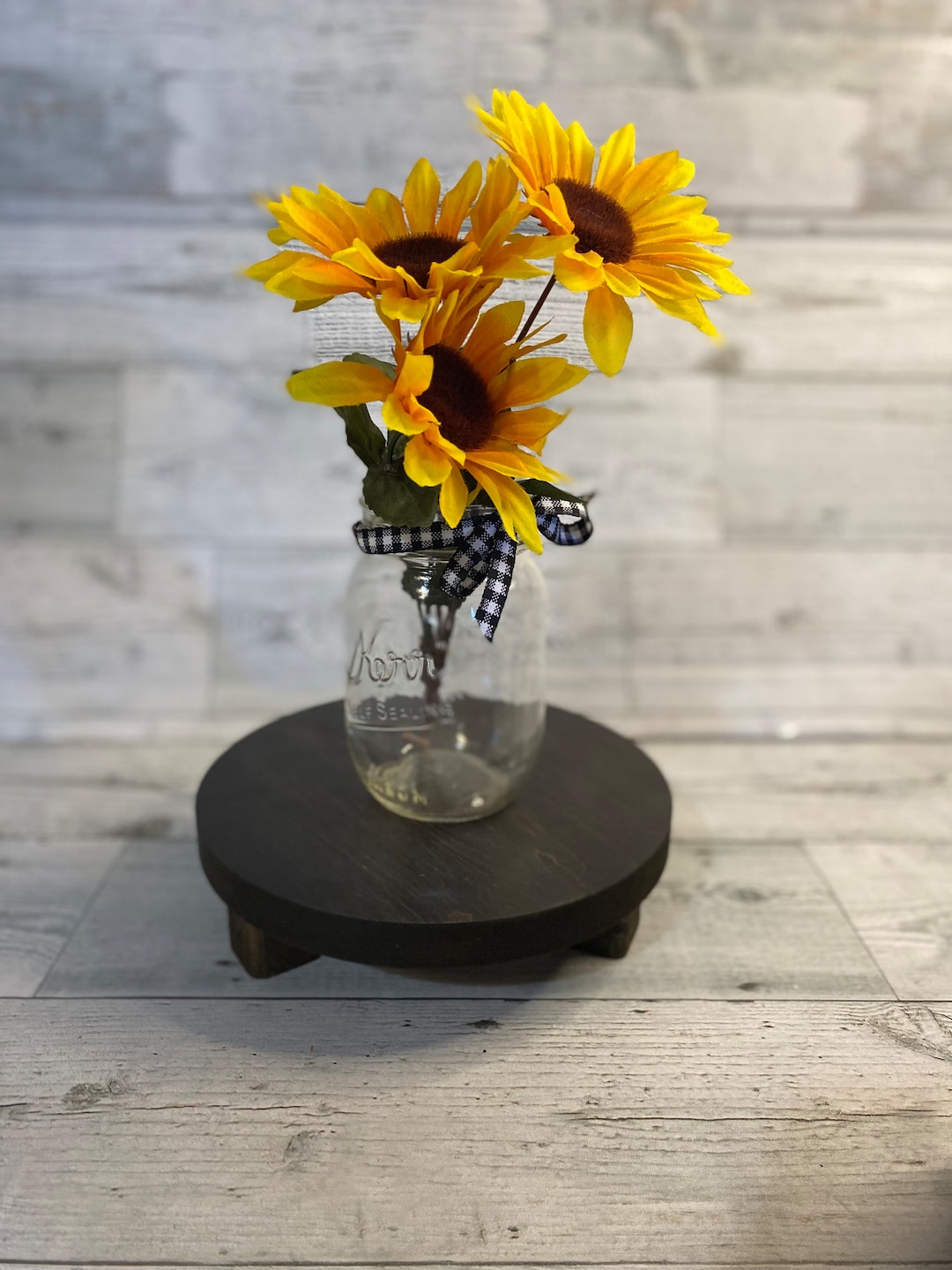 Round Wood Riser Circle Shaped With Legs Candle Riser for Lamp - Etsy